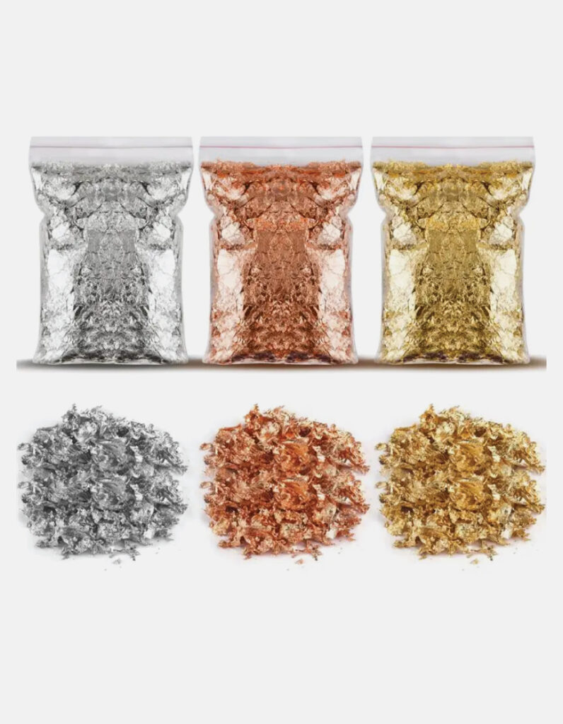 Gold Flakes • Paper Alchemy