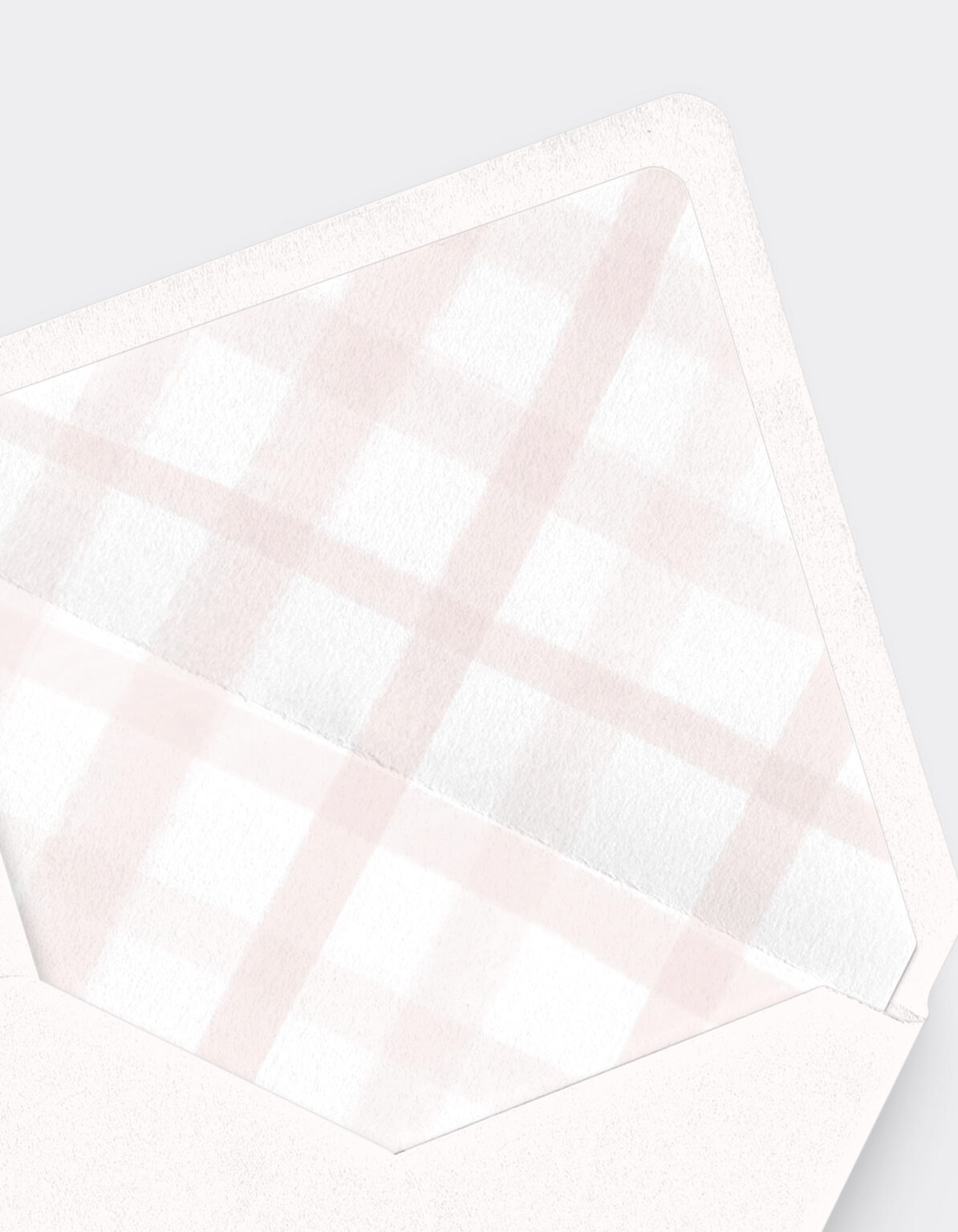 Gingham Envelope Liner • Paper Alchemy