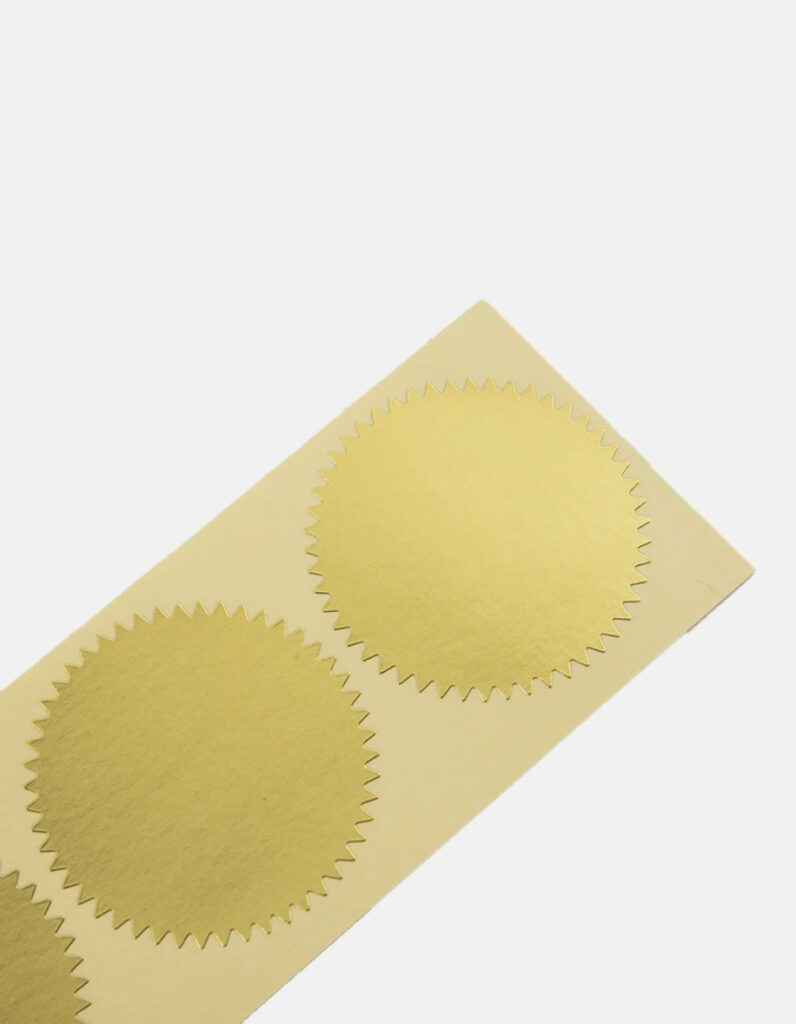 Certificate Embossing Seal Stickers (100 Pack) • Paper Alchemy